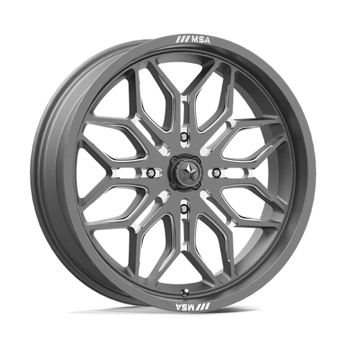 MSA Sniper M47 Gunmetal Milled UTV Rims – Must Be Nice Customs